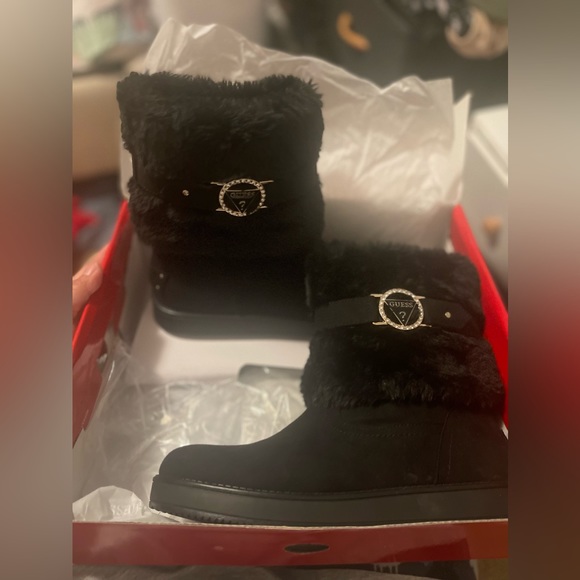 G by Guess | Shoes | Band New Guess Fur Boots Size 75 | Poshmark